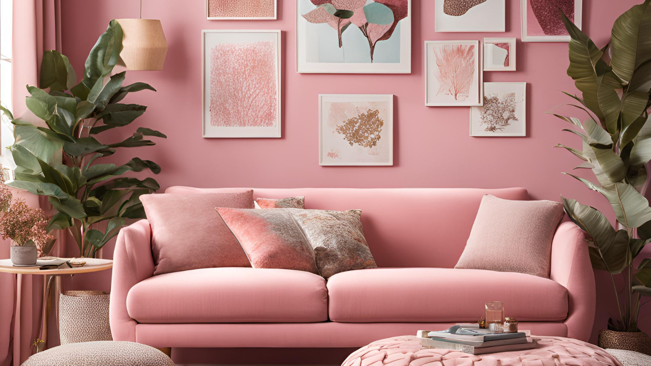 20 Pink Living Room Decor Ideas