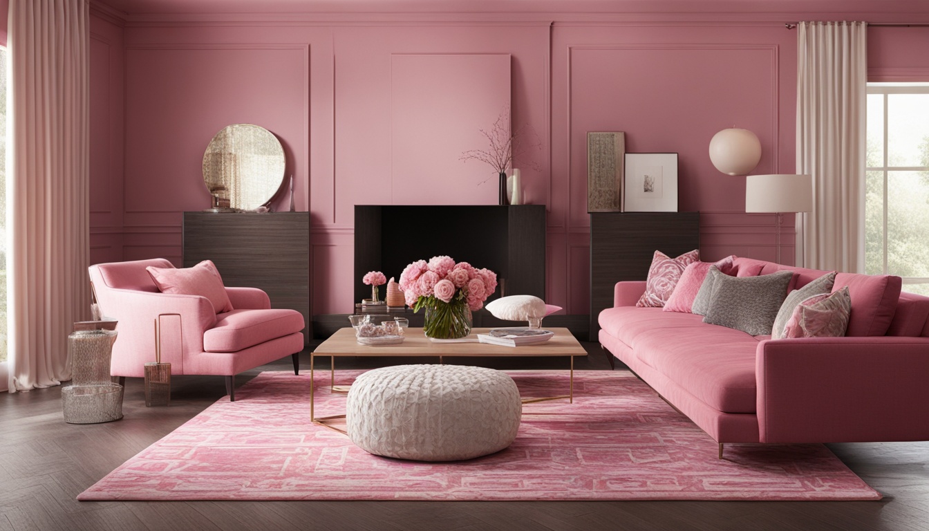20 Pink Living Room Decor Ideas