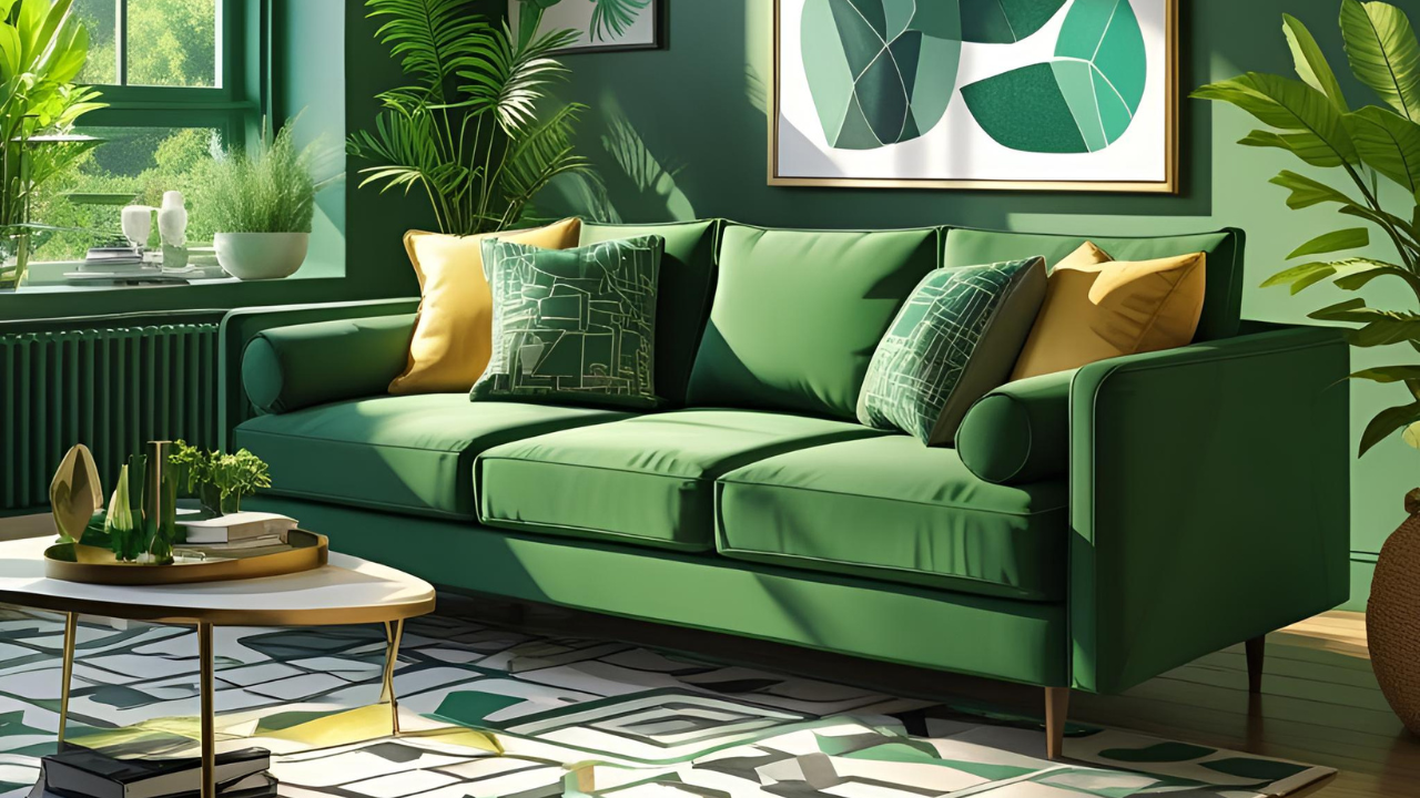 20 Green Comfy Couch Decor Ideas