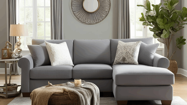 20 Grey Comfy Couch Living Room Decor Ideas