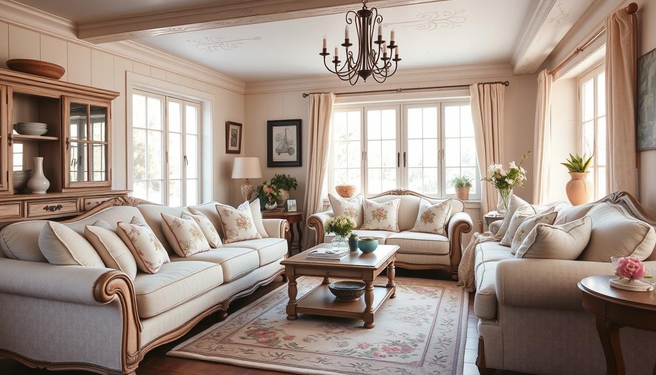 20 French Country Comfy Couches Living Room Decor Ideas