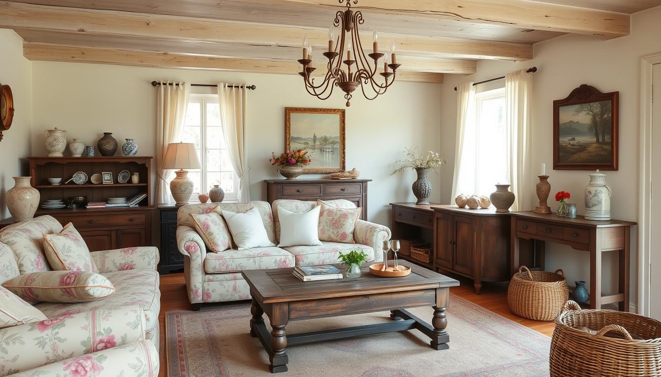 20 French Country Comfy Couches Living Room Decor Ideas