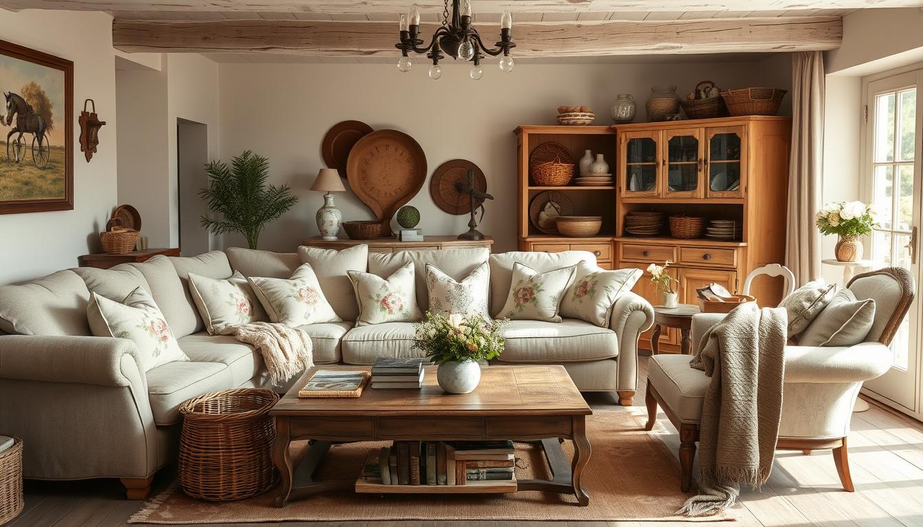 20 French Country Comfy Couches Living Room Decor Ideas