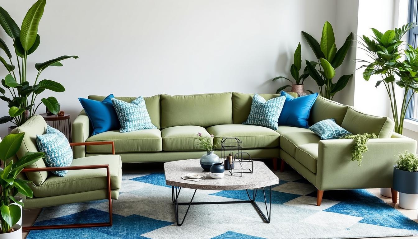 20 Dark Sage Green Couch Living Room Dcor Ideas