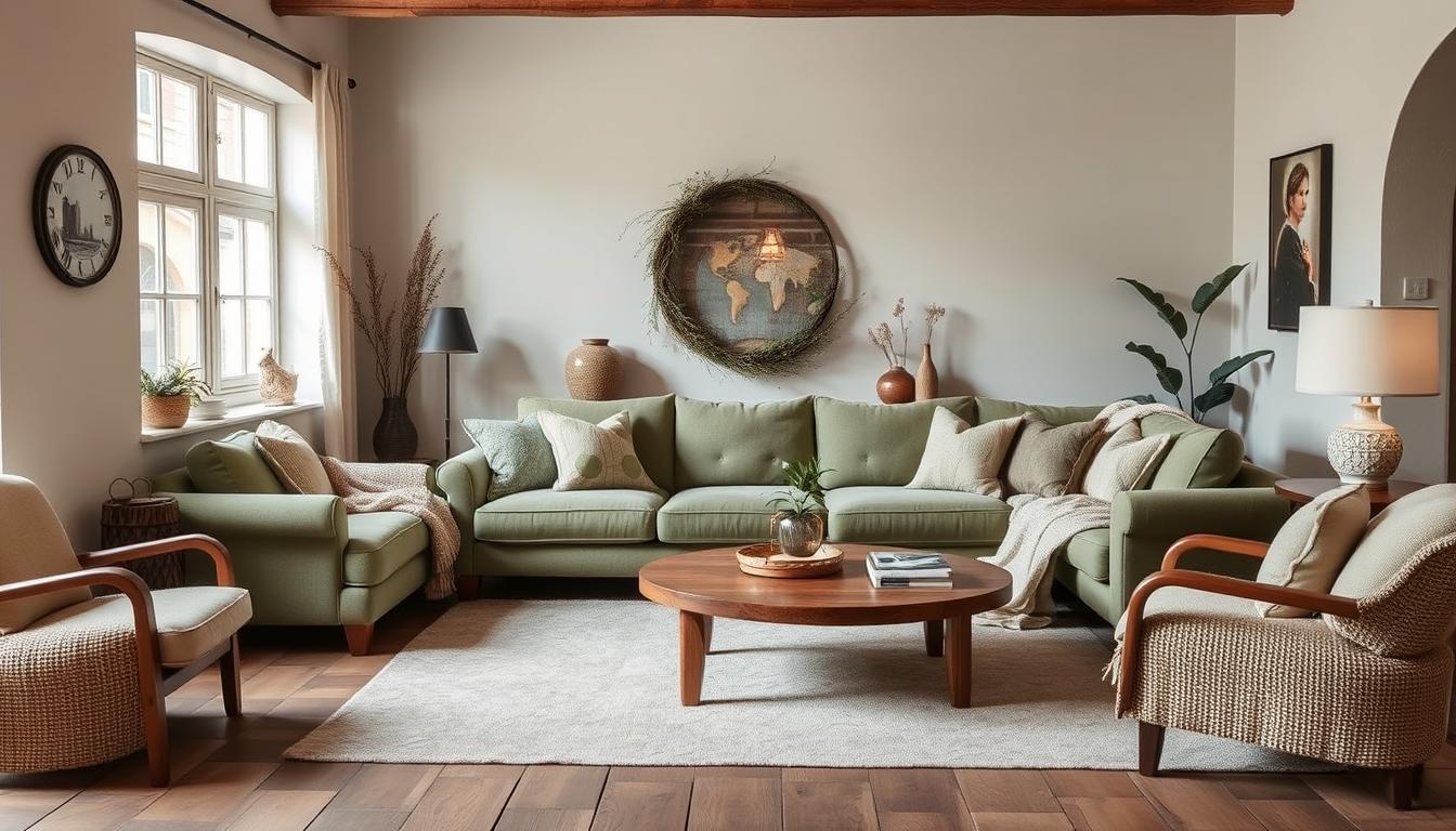 20 Rustic Sage Green Couch Living Room Ideas