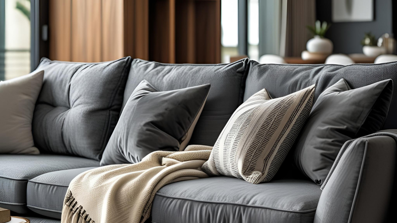 20 Grey Comfy Couch Decor Ideas