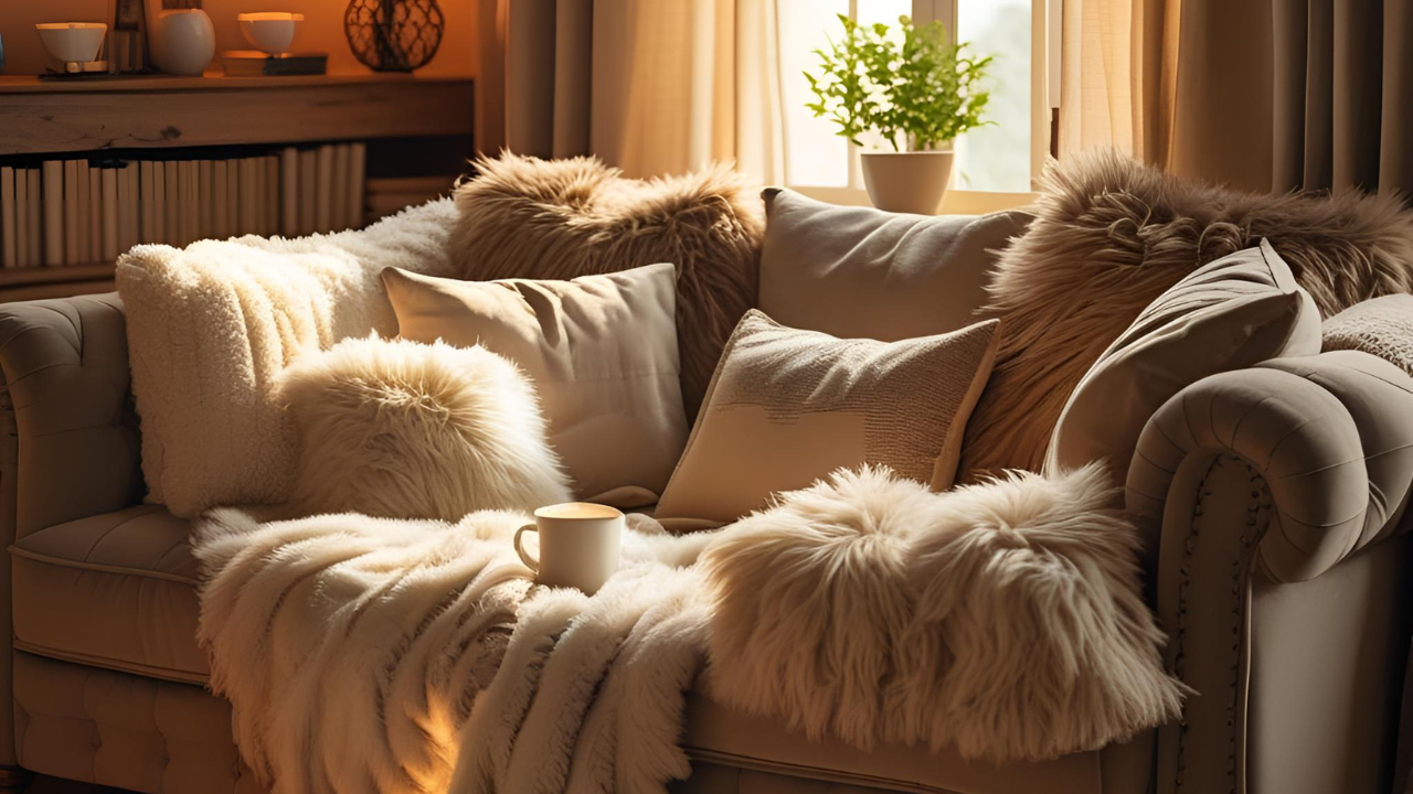 20 Comfy Couch with Blankets Decor Ideas