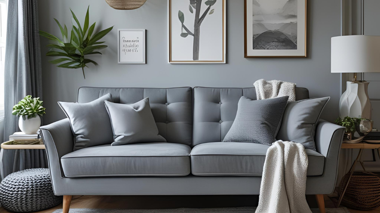 20 Grey Comfy Couch Decor Ideas