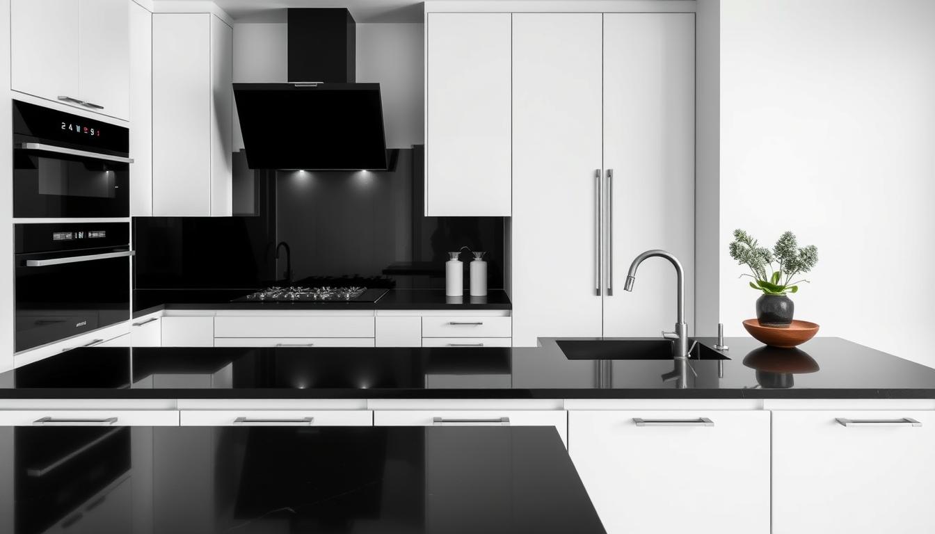 20 Black Countertop Kitchen Decor Ideas