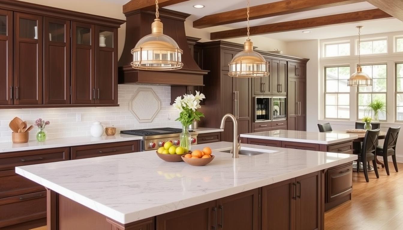 20 Brown Cabinet Kitchen Decor Ideas