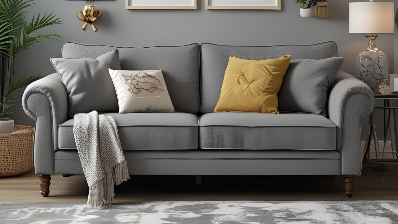 20 Grey Comfy Couch Decor Ideas