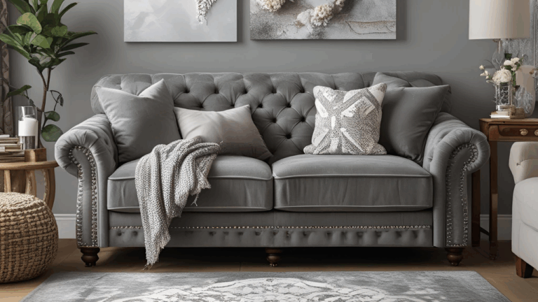 20 Grey Comfy Couch Decor Ideas