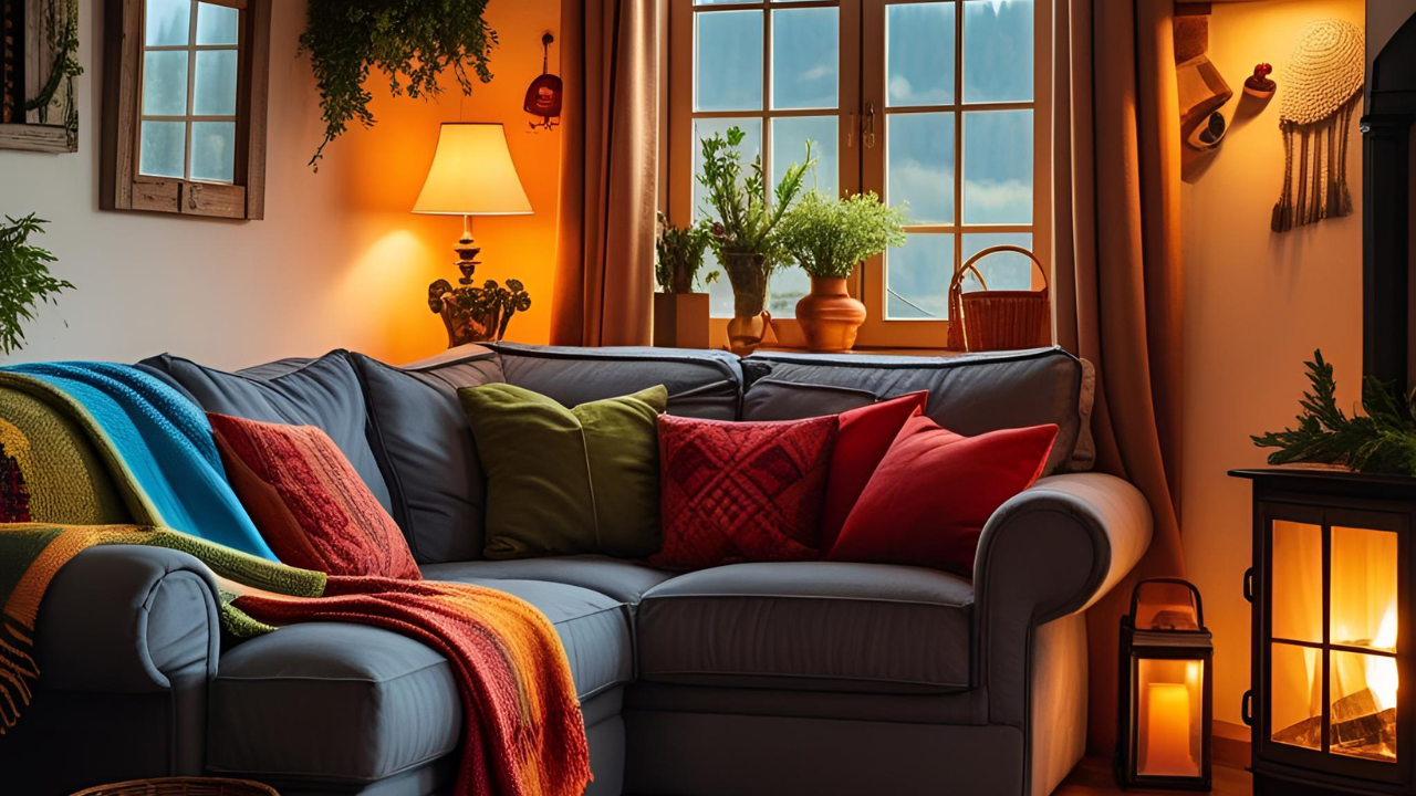 20 Comfy Couch with Blankets Decor Ideas