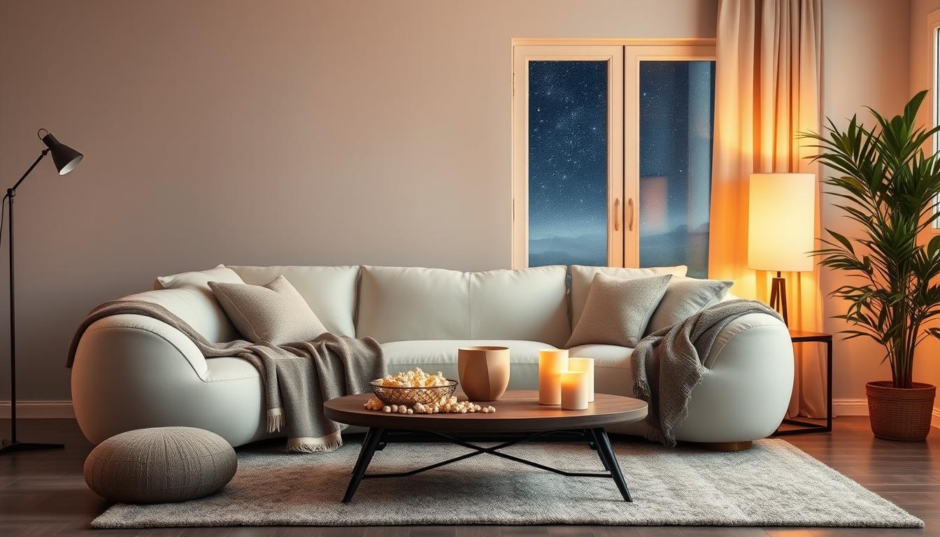 20 Comfy Couch Movie Night Decor Ideas