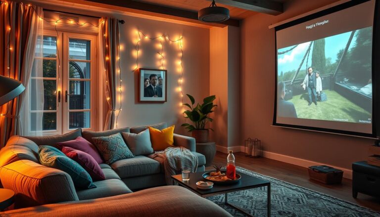 20 Comfy Couch Movie Night Decor Ideas