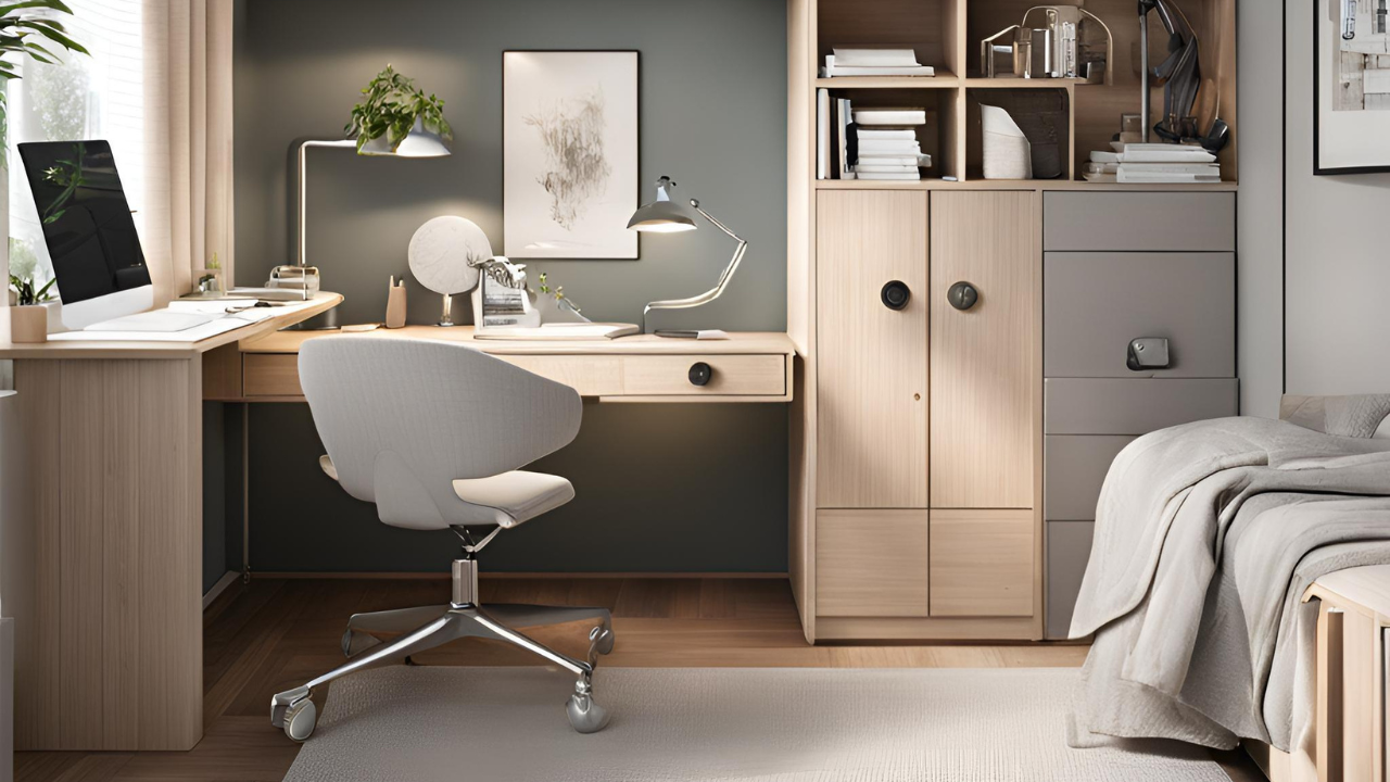 20 Small Bedroom Inspirations with Desk - Space-Saving Ideas