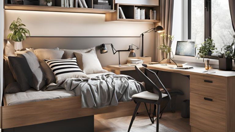 20 Small Bedroom Inspirations with Desk - Space-Saving Ideas