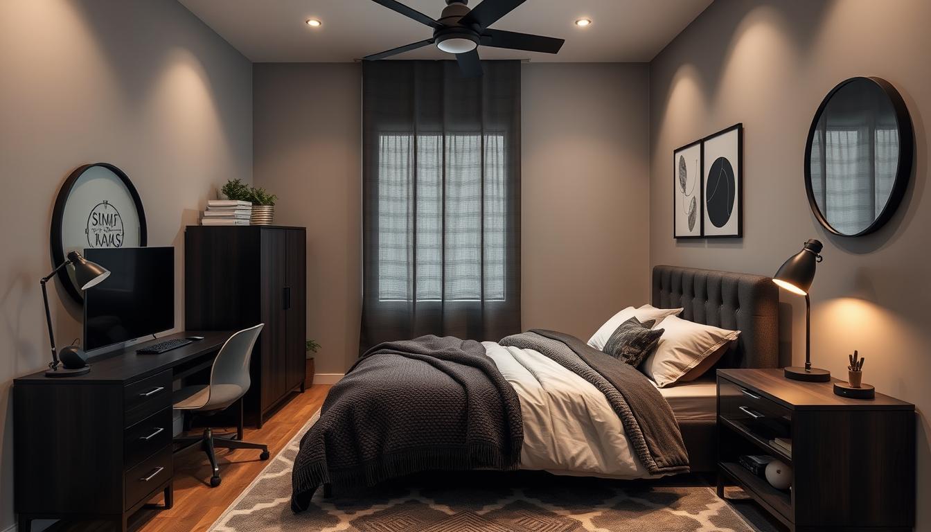 20 Small Bedroom Inspirations for Men: Design Ideas