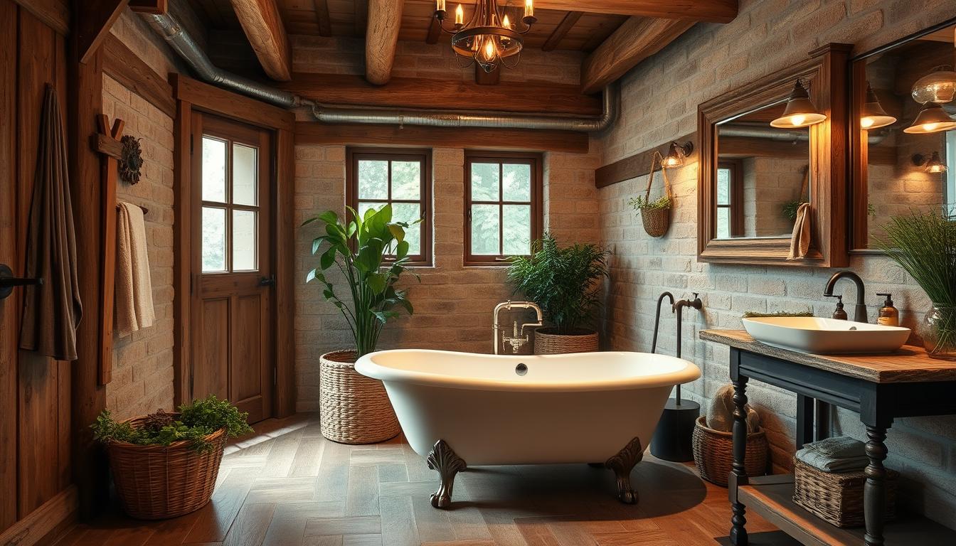 20 Rustic Luxury Bathroom Interior Design Ideas