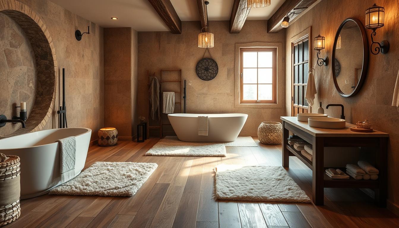 20 Rustic Luxury Bathroom Interior Design Ideas