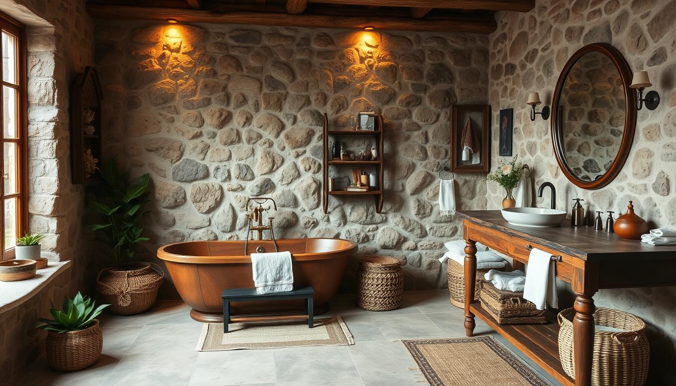 20 Rustic Luxury Bathroom Interior Design Ideas