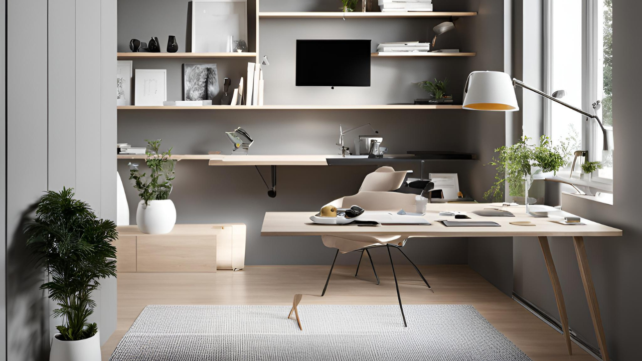 20 Modern Minimalist Home Office Design Ideas