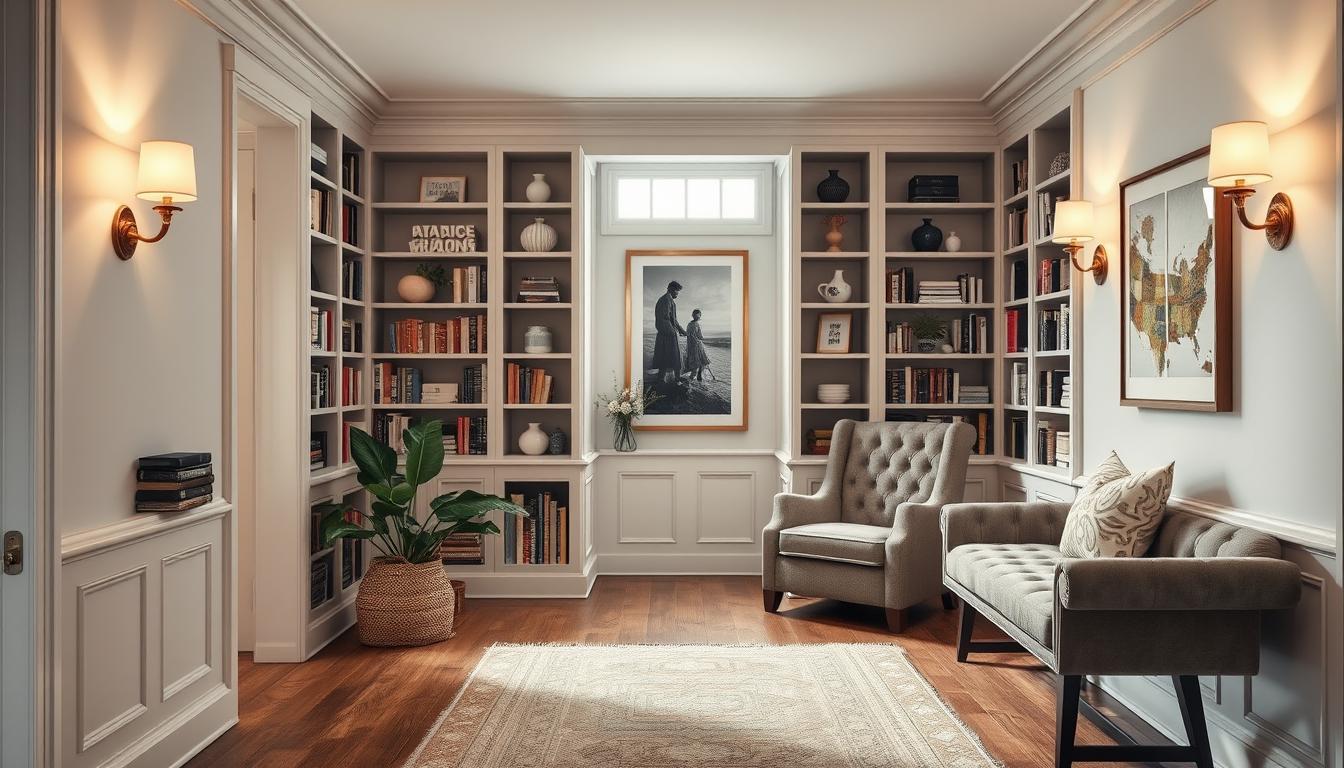 20 hallway bookshelves decor ideas