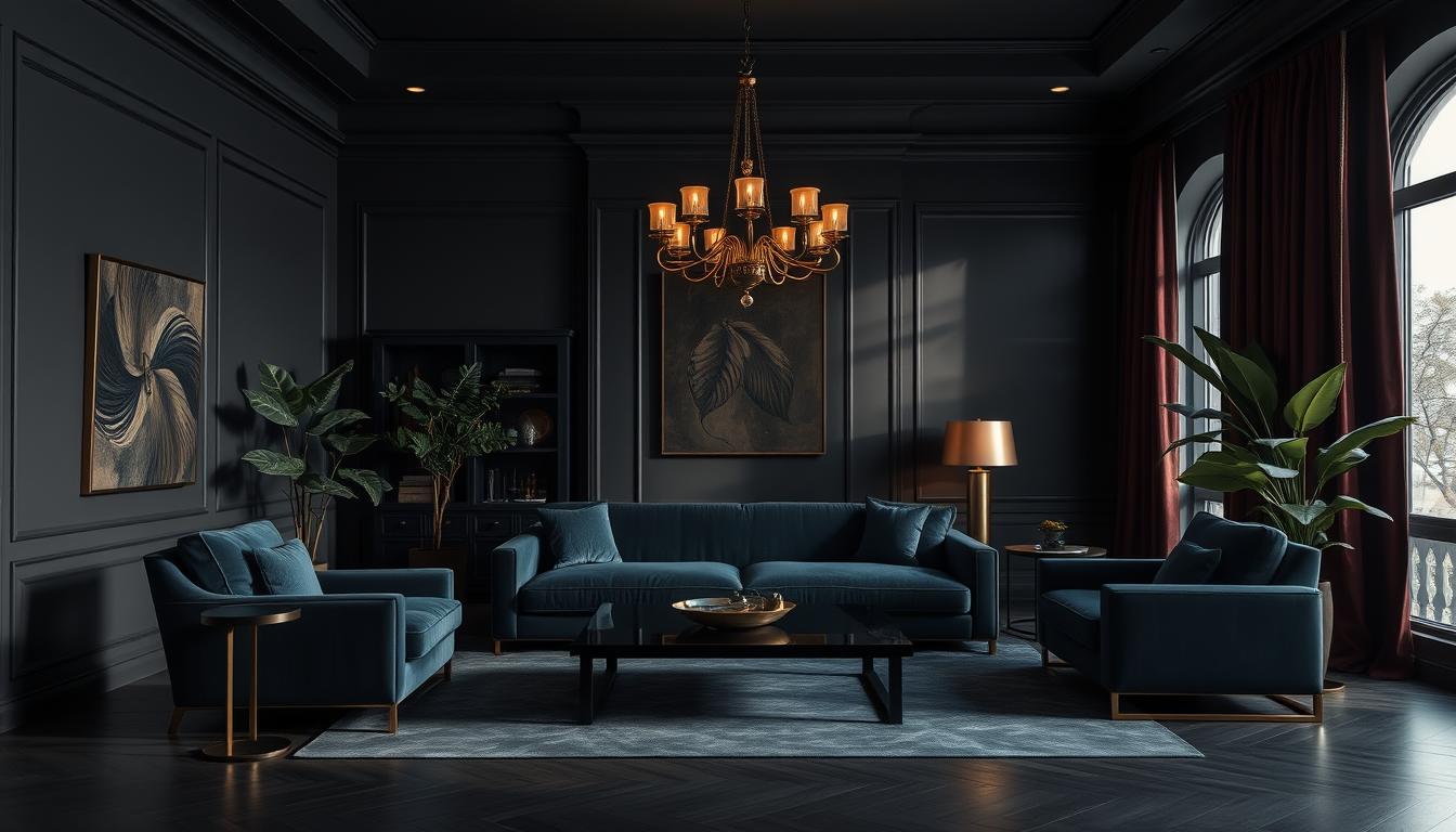 20 living room designs dark colors ideas