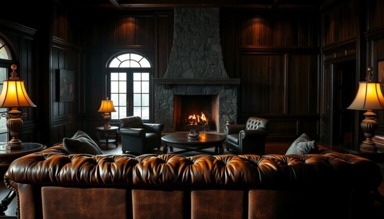 20 dark wood living room designs ideas