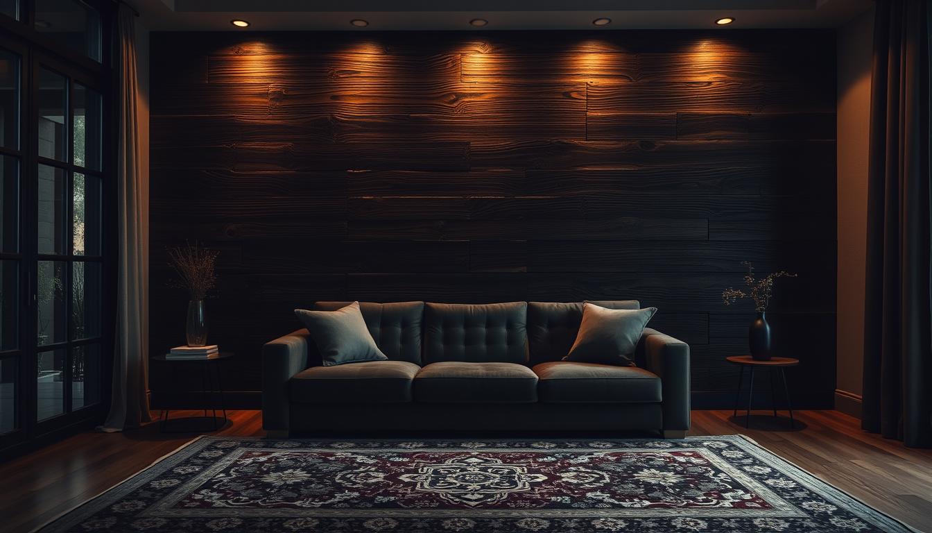 20 dark wood living room designs ideas