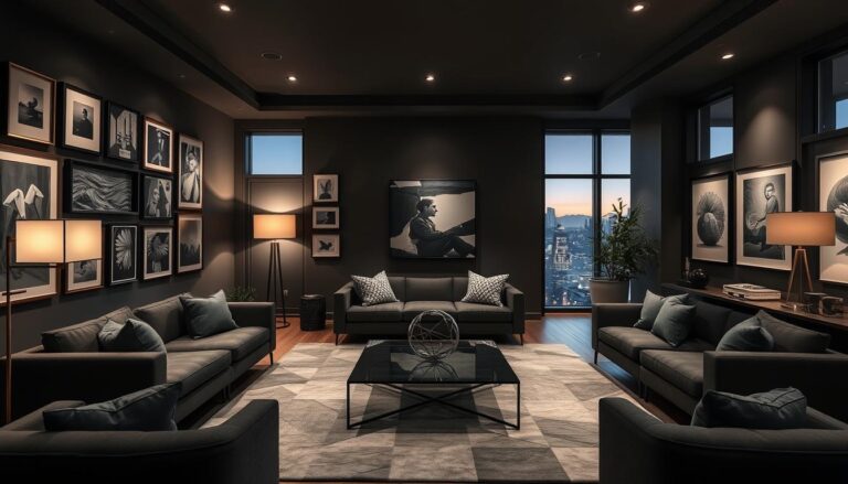 20 dark grey living room inspirations ideas