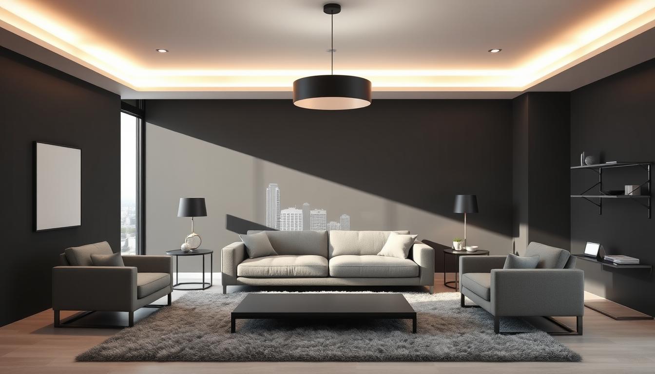 20 dark grey living room inspirations ideas