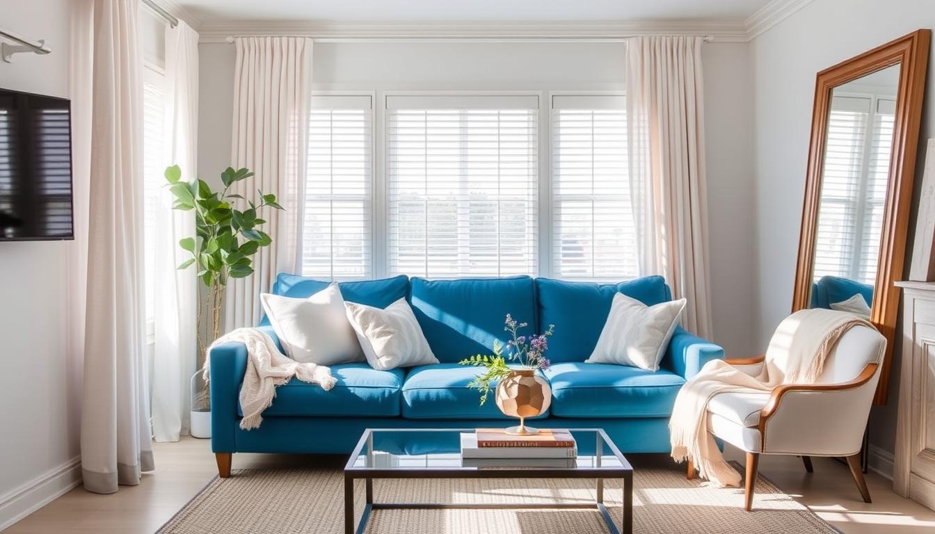 20 Blue Couch Living Room inspirations ideas