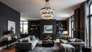 20 dark grey living room inspirations ideas