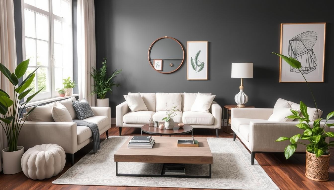 20 dark grey living room inspirations ideas
